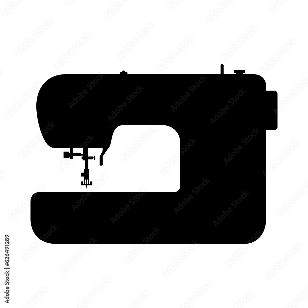Sewing machine icon isolated on white background. Modern machine for ...