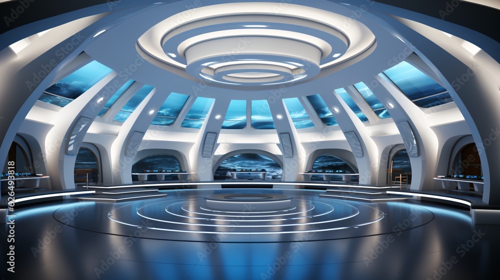 Tv Studio. Backdrop for TV shows .TV on wall. News studio. The perfect ...