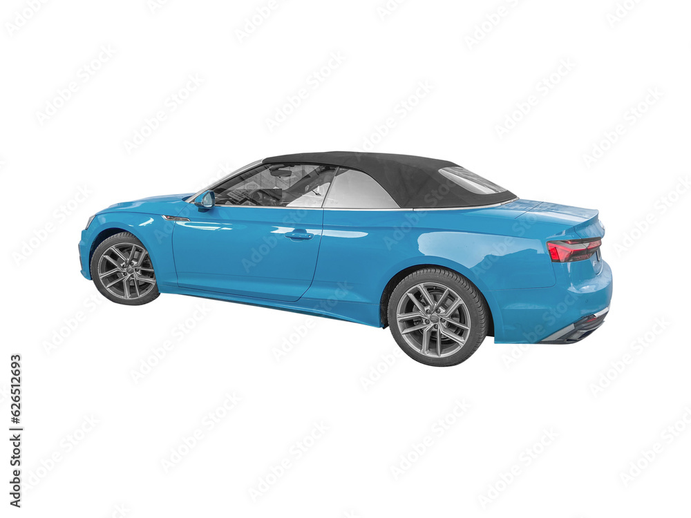 light blue AUDI A5 cabrio blue car isolated on white, PNG TRANSPARENT ...