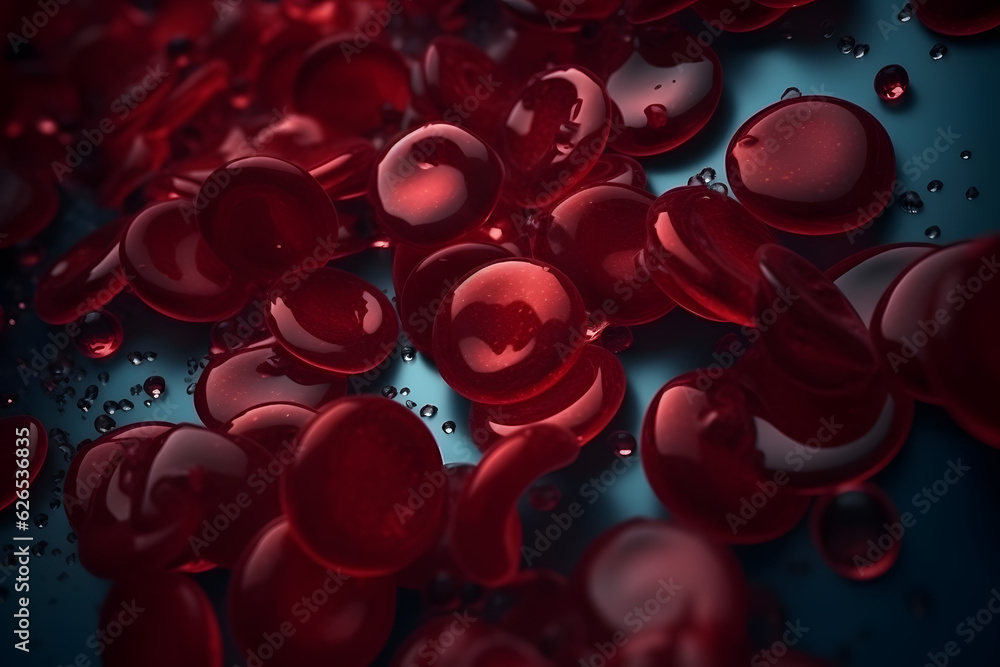 3d rendering, The Lifeblood of Our Bodies. Examining Red Blood Cells in ...