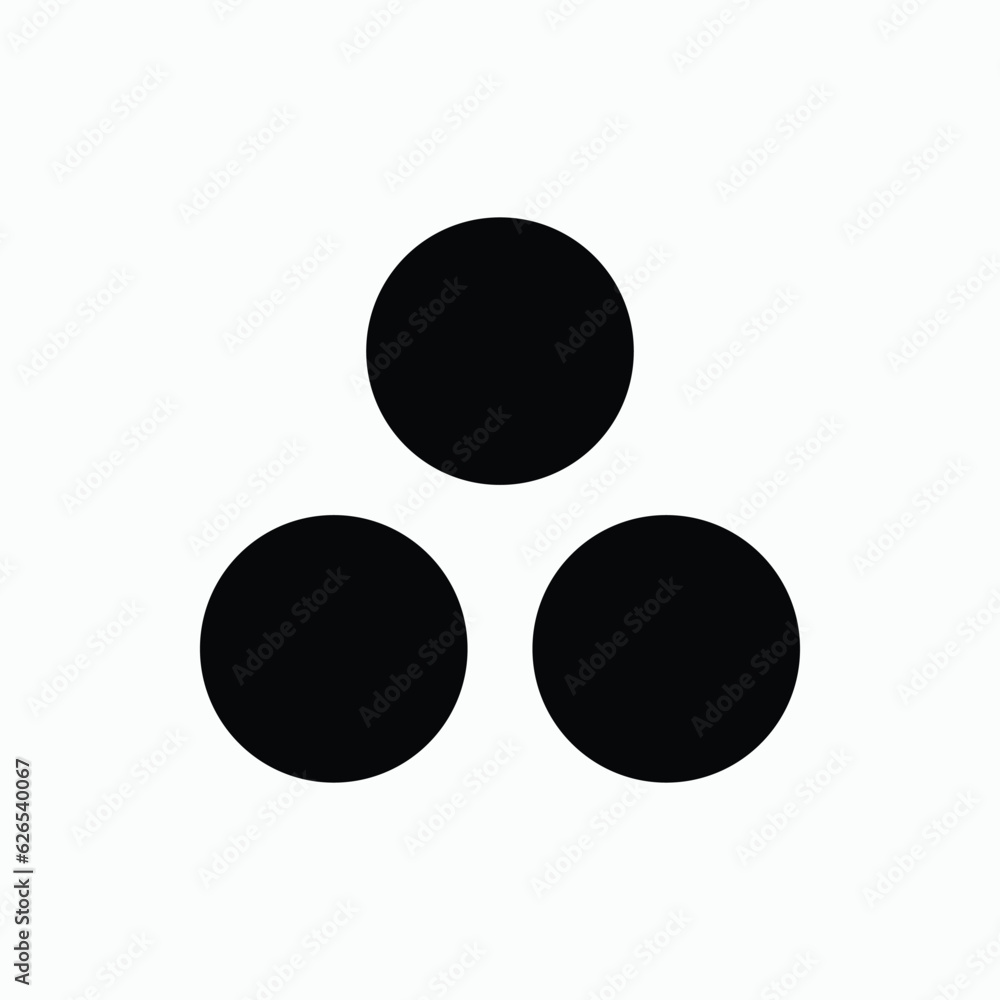 Conclusion Icon. Three Circles, Decision Symbol - Vector. Stock Vector ...