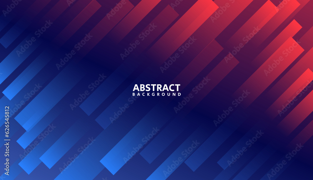 gradient shape red blue abstract background with gaming style for ...