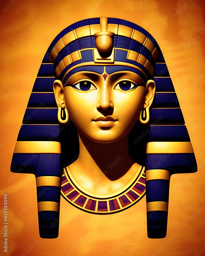 An image featuring the beautiful portrait of ancient Egyptian queen ...