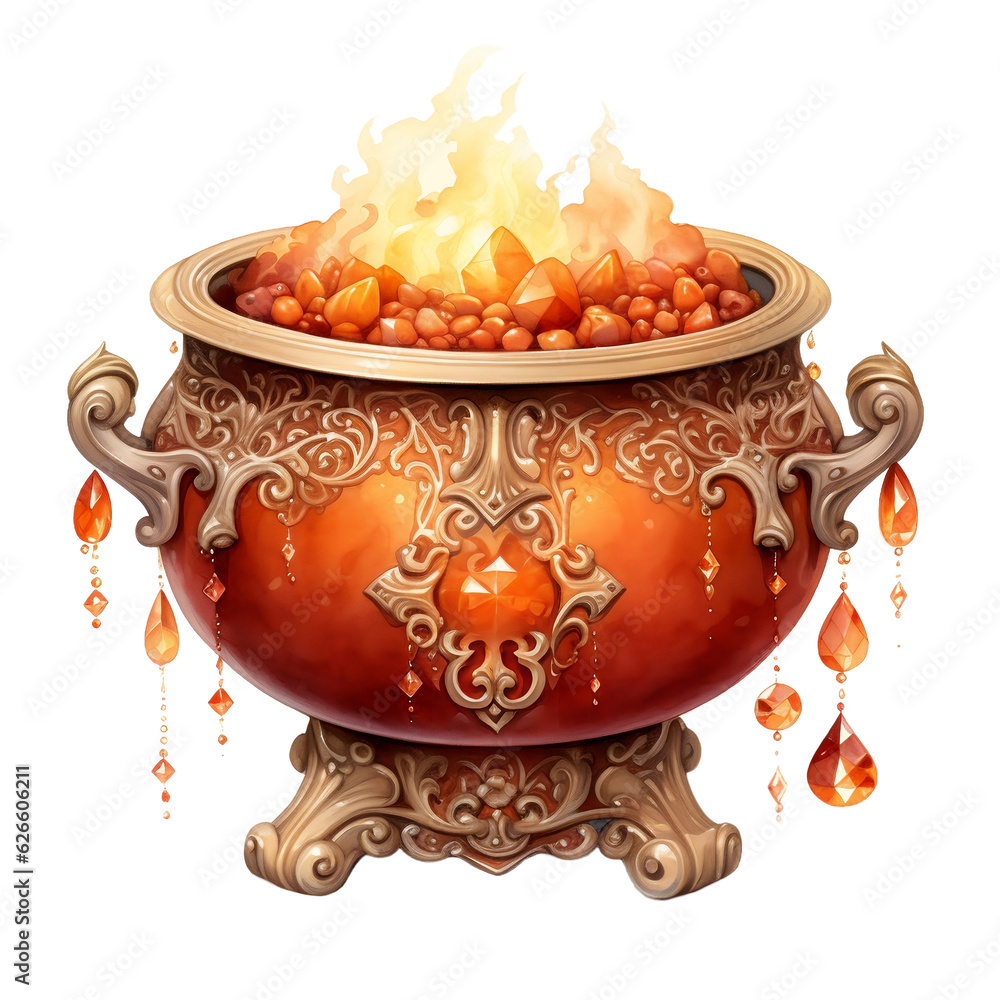 Fantasy Fire Witch Collection, Halloween Fire Witch's Cauldron ...