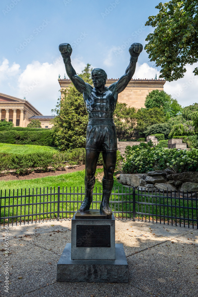 The Rocky Balboa Statue. Stock Photo | Adobe Stock