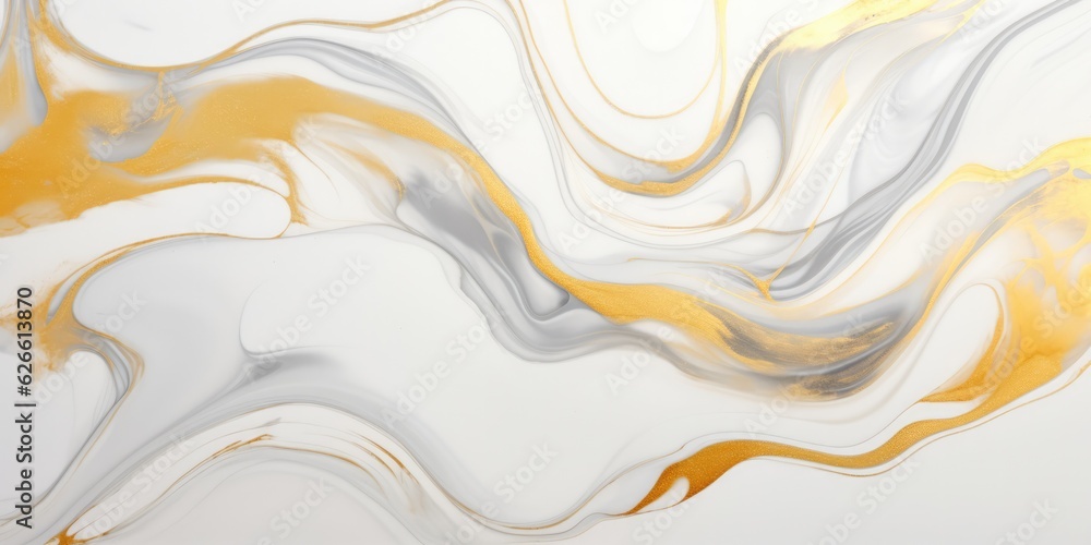 Luxury white gold marble texture background design, generative ai Stock ...