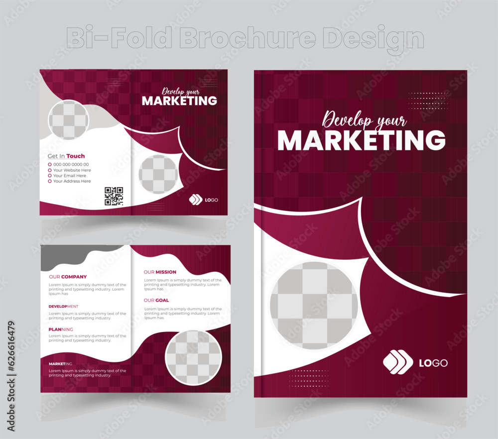 Business brochure template layout design,Corporate Bi Fold Brochure ...
