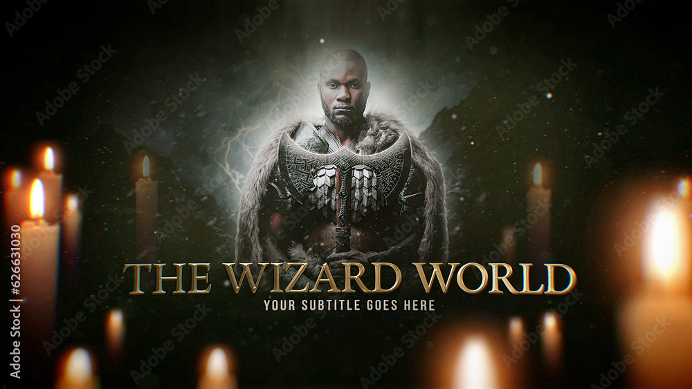 Wizard World Slideshow Stock Template | Adobe Stock