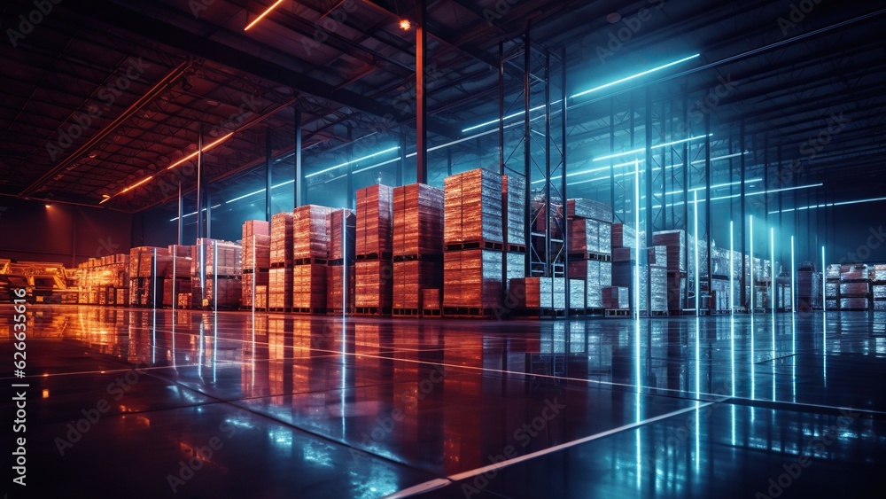 Futuristic digital warehouse using augmented reality: smart logistics, ecommerce and delivery ...