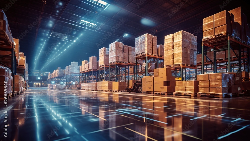 Futuristic digital warehouse using augmented reality: smart logistics, ecommerce and delivery ...