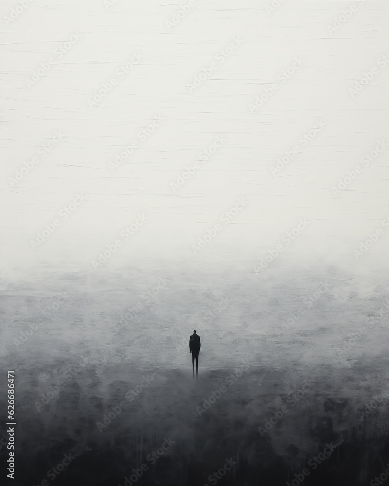 AI-generated illustration reflecting the beauty of self-reflection and ...