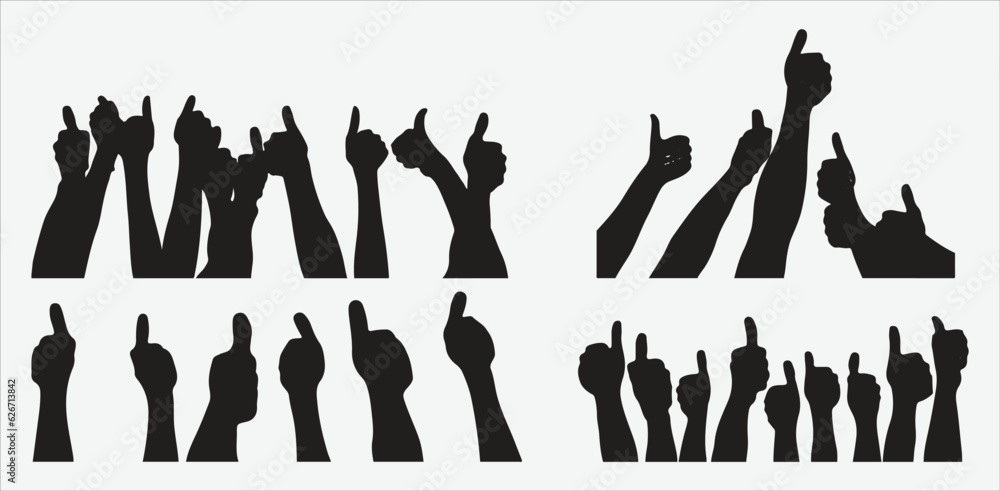 Expressive Gestures, A Captivating Collection of Silhouettes Featuring ...