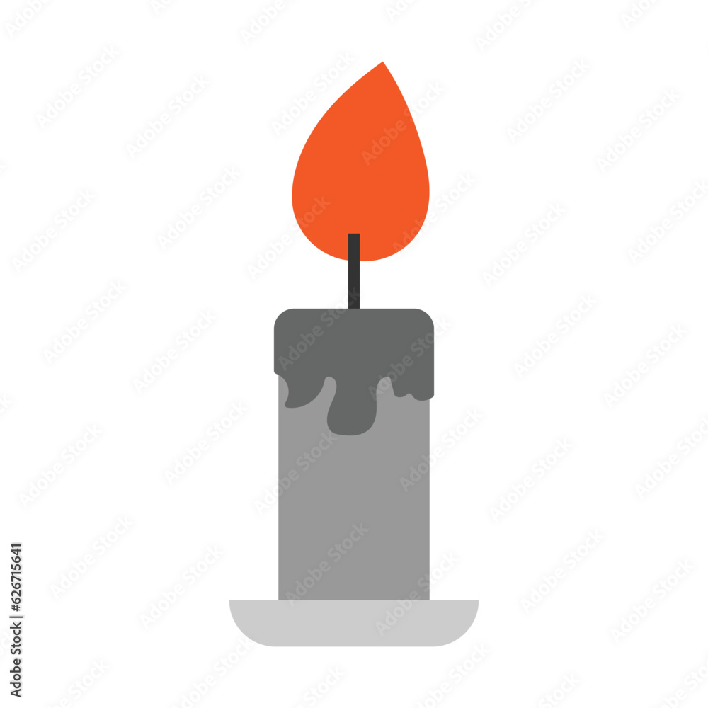 Candle icon clipart design template vector isolated Stock Vector ... Candle icon clipart design template vector isolated Stock Vector ...