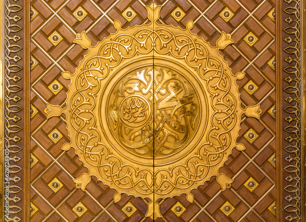 Al-Masjid an-Nabawi gate Muhammad Prophet Stock Photo | Adobe Stock