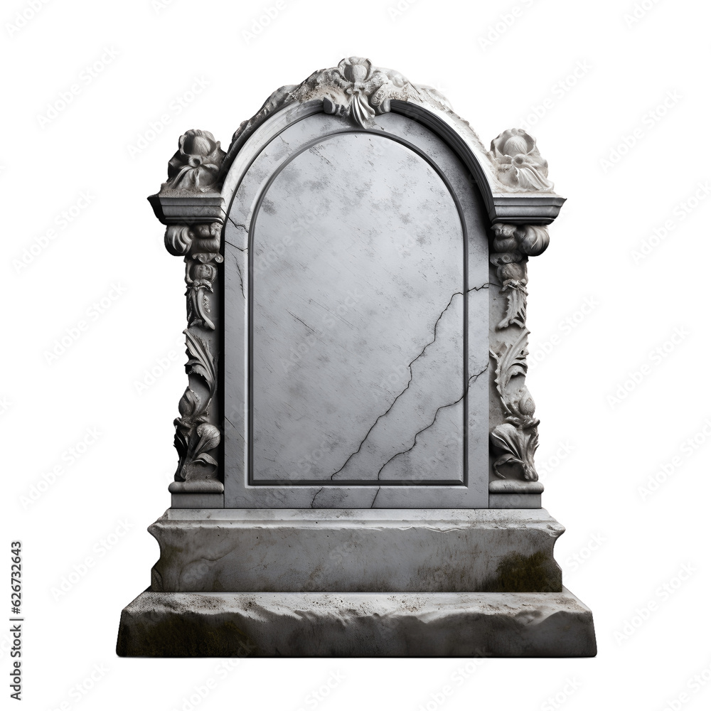 tombstone gravestone isolated on transparent background, Generative AI ...