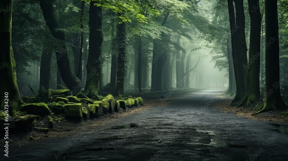 sense of isolation is overwhelming among trees that fill the entire ...