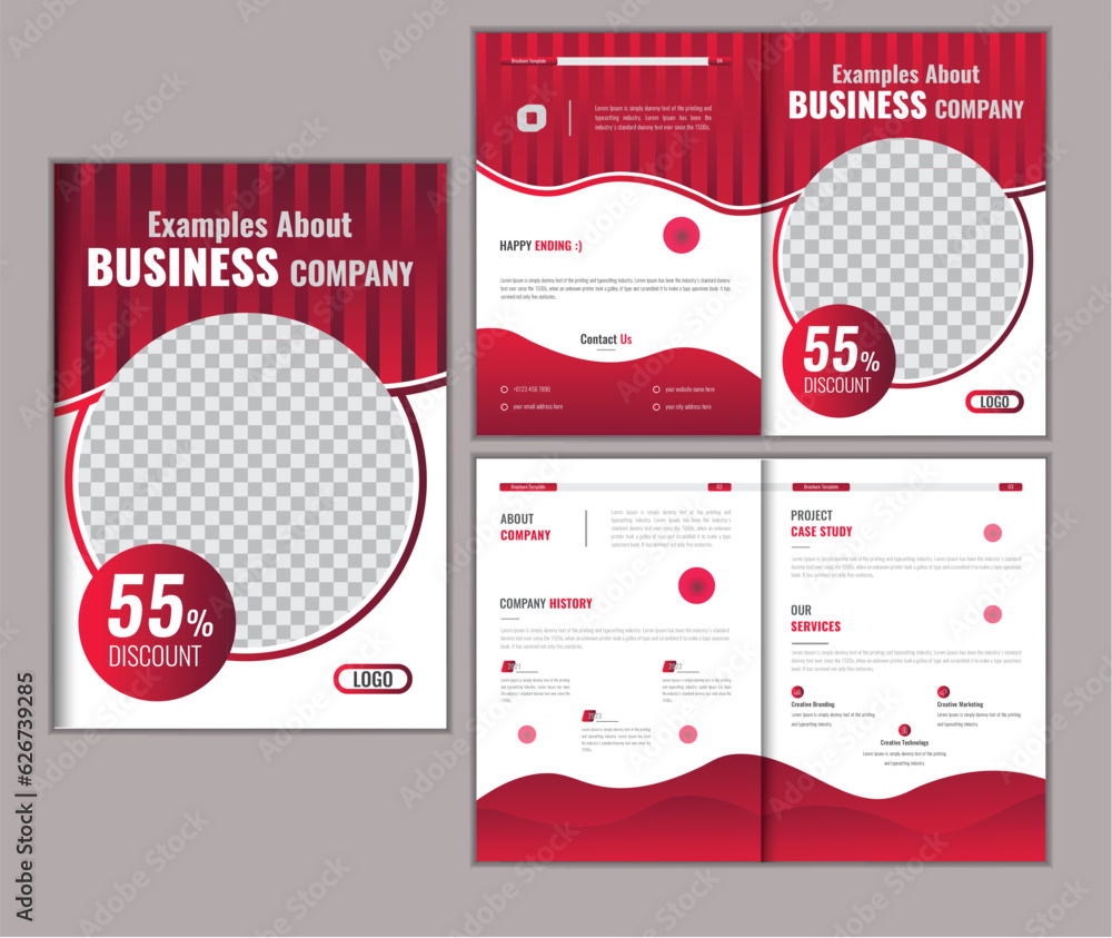 corporate brochure design psd free download Stock Vector | Adobe Stock