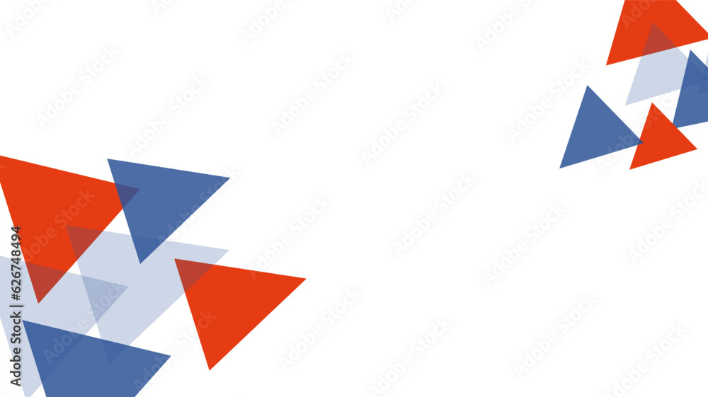 red and blue arrows, background with arrows, red and blue triangles on ...
