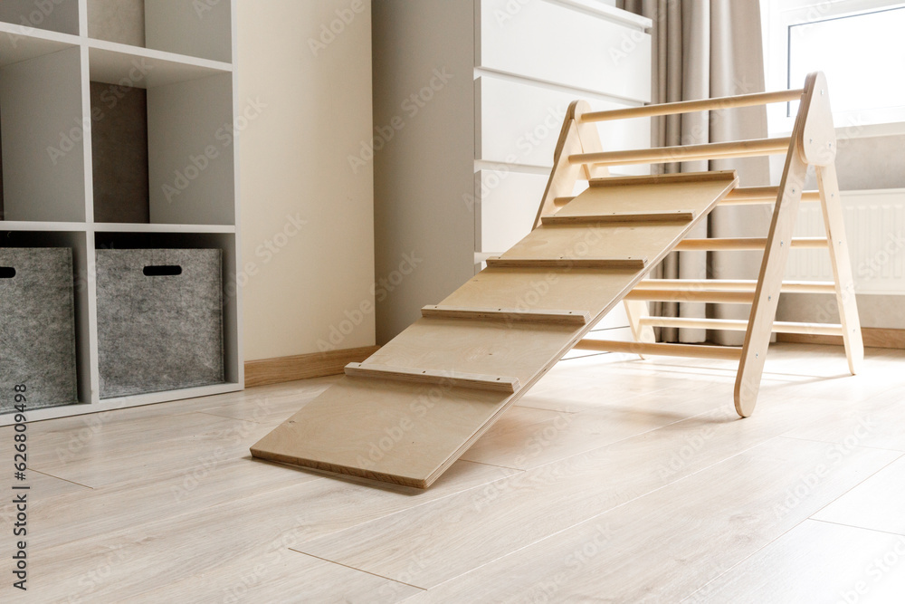 Children's ladder, climbing frame. Slide-ladder for the sports complex ...