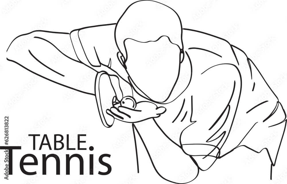 Ping Pong Precision: Continuous Drawing of a Table Tennis Player ...