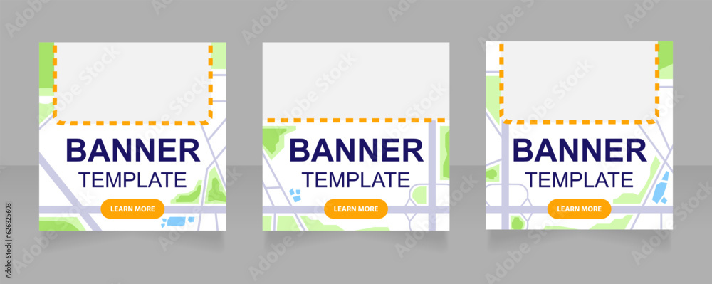 Automotive industry web banner design template. Efficient ...