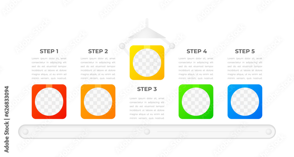 Plant automation infographic chart design template. Abstract infochart ...