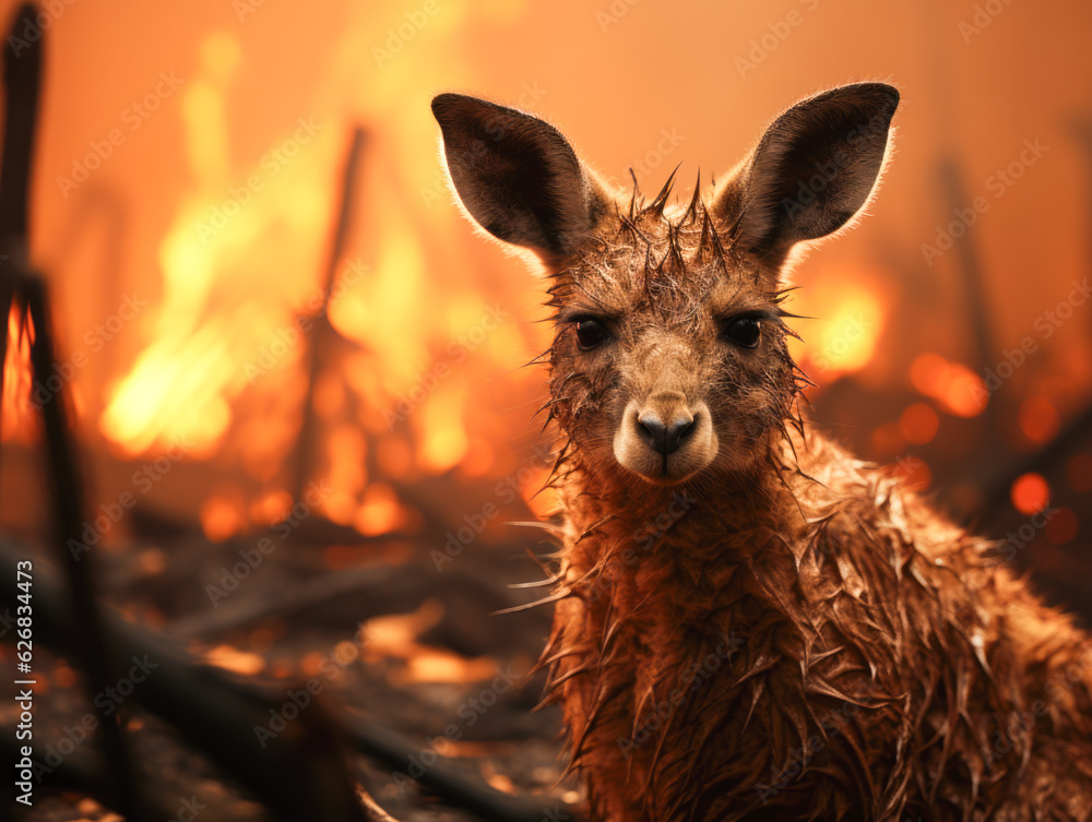 In the devastating bushfires of Australia, Australian wildlife ...