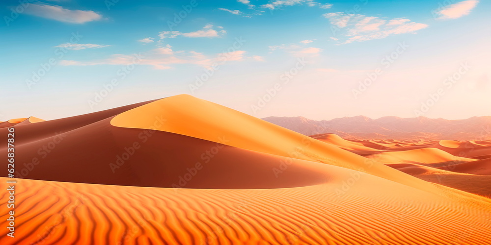 desert with magical sands and dunes as inspiration for exotic ...