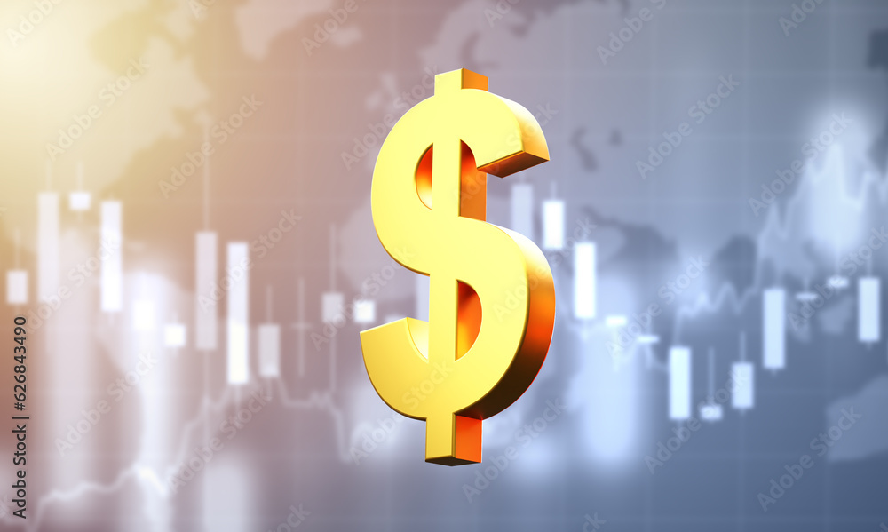 Financial background. Dollar sign. USD logo. Use of dollar in world ...