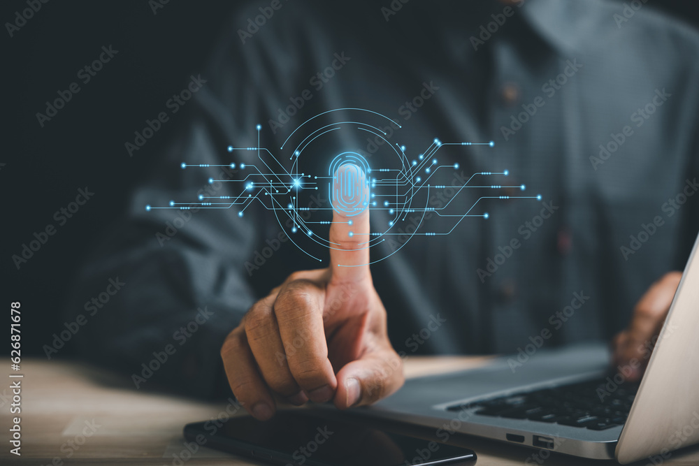 Biometric fingerprint scanner unlocking the future of access control ...