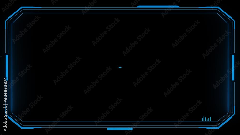 Hud Frame Digital Technology Sci-fi Frame Interface. HUD concept design ...