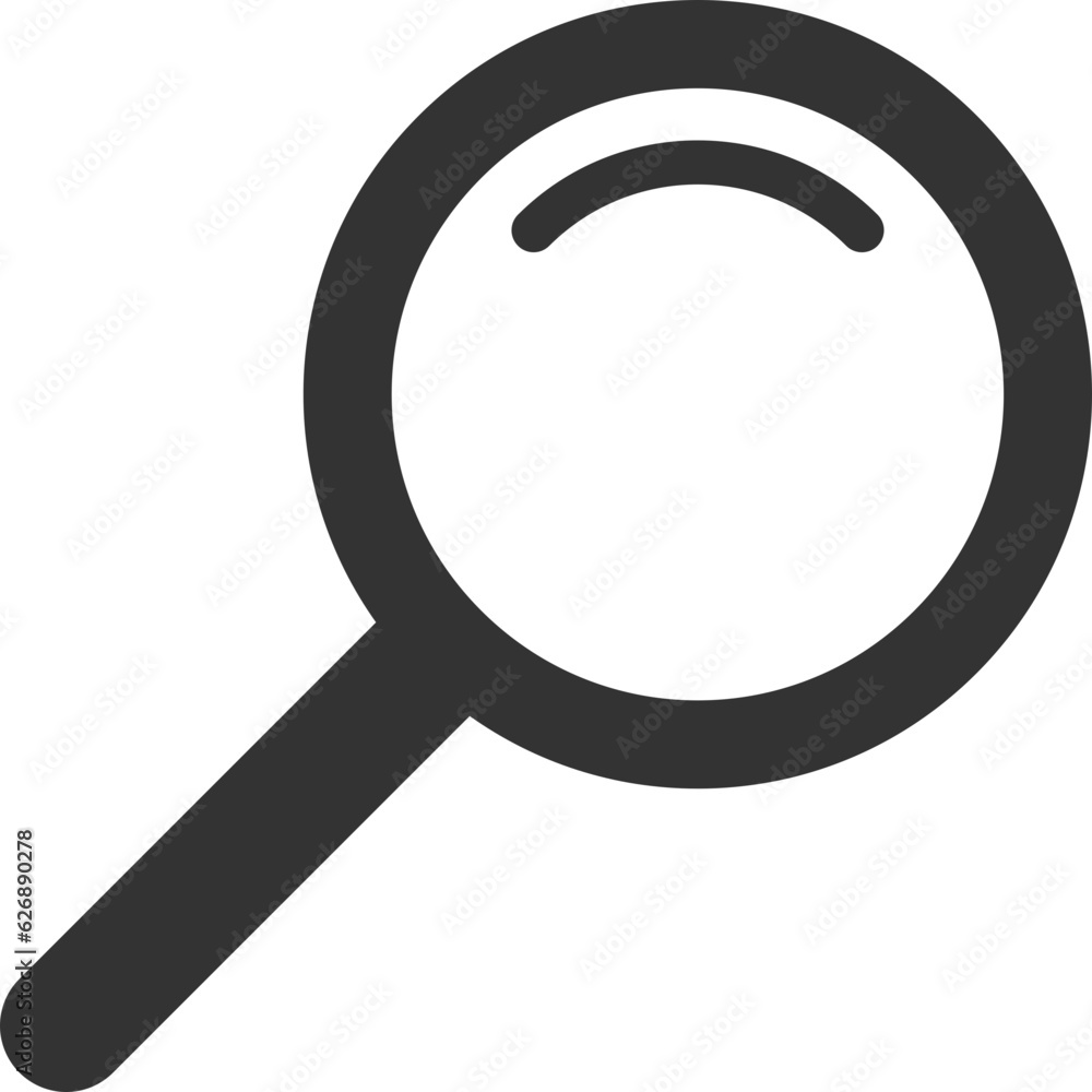 Magnifying lens icon. Zoom loupe sign Stock Vector | Adobe Stock