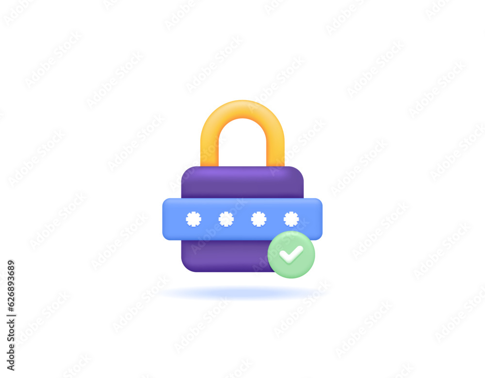 The password is correct and secure. security and protection systems ...