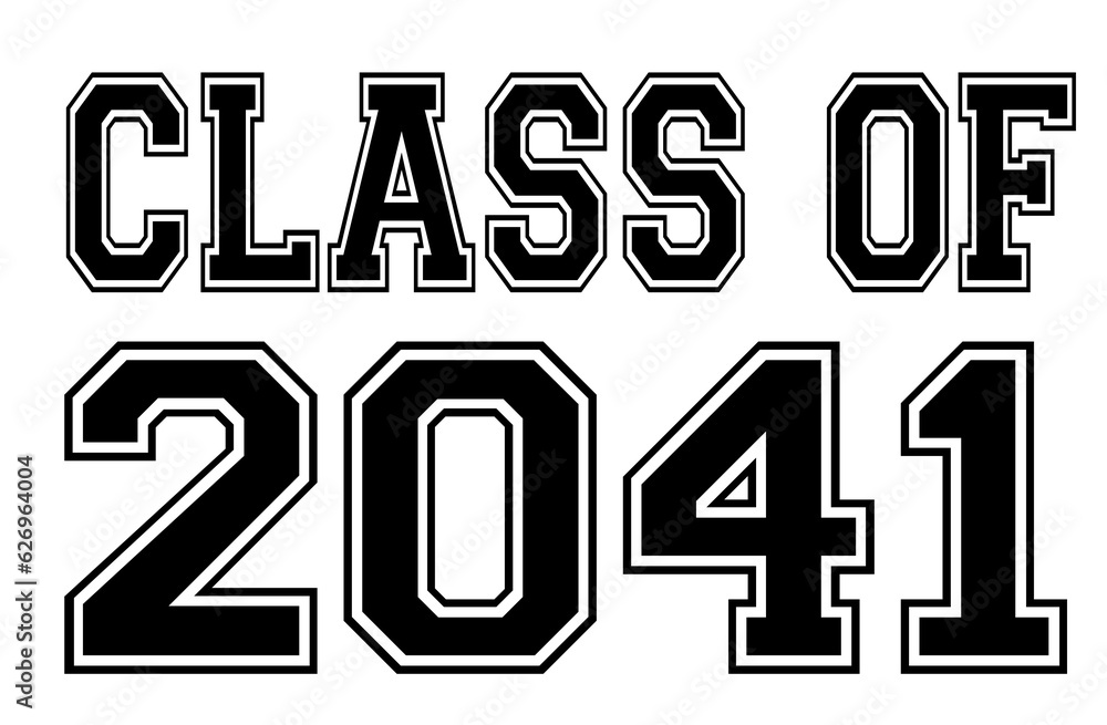 Class of 2037 2038 2039 2040 2041 3042 2043 2044 SVG BUNDLE, class of ...