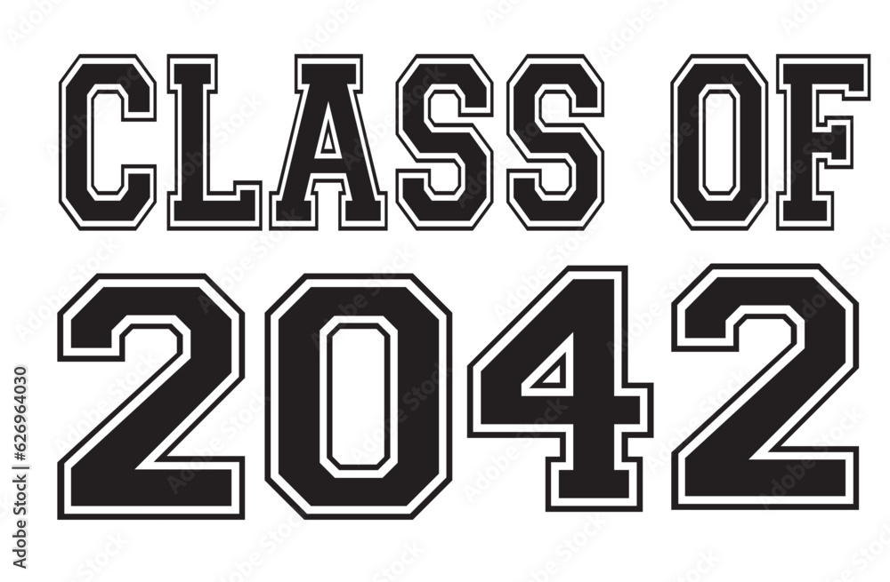 Class of 2037 2038 2039 2040 2041 3042 2043 2044 SVG BUNDLE, class of ...
