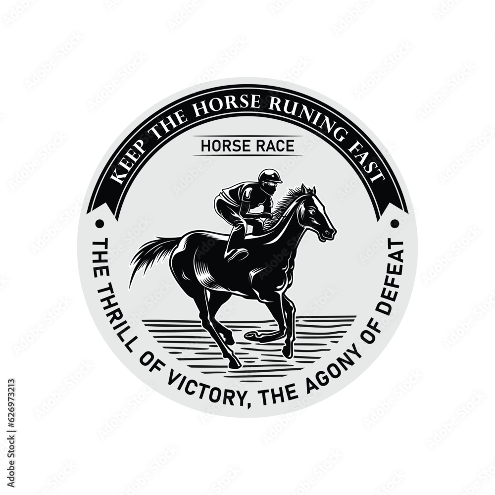 Horse Logo Design. Race Horse logo Inspiration Vector Stock Vector ...