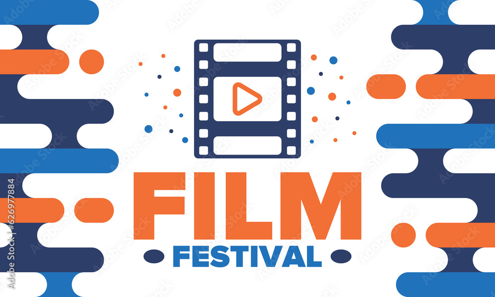 Film Festival. Movie Award. Cinematography event. Cinema premier ...