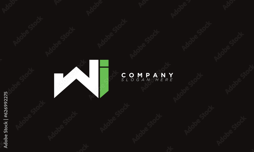 WI Alphabet letters Initials Monogram logo IW, W and I Stock Vector ...