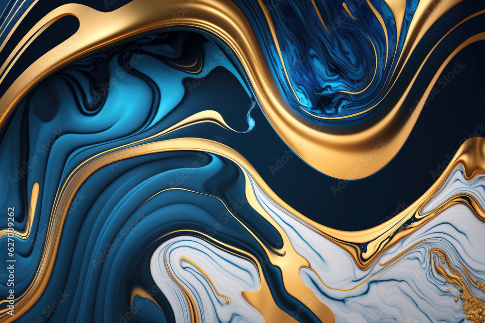 Mesmerizing Blue Marble Elegance: A Captivating and Luxurious High ...