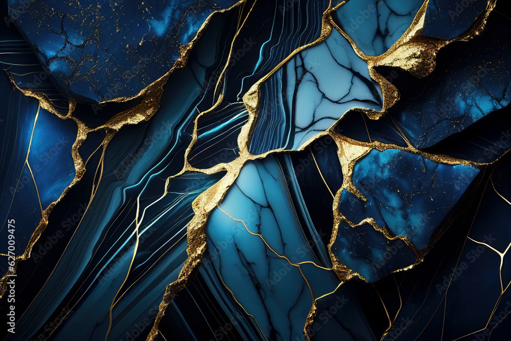 Mesmerizing Blue Marble Elegance: A Captivating and Luxurious High ...