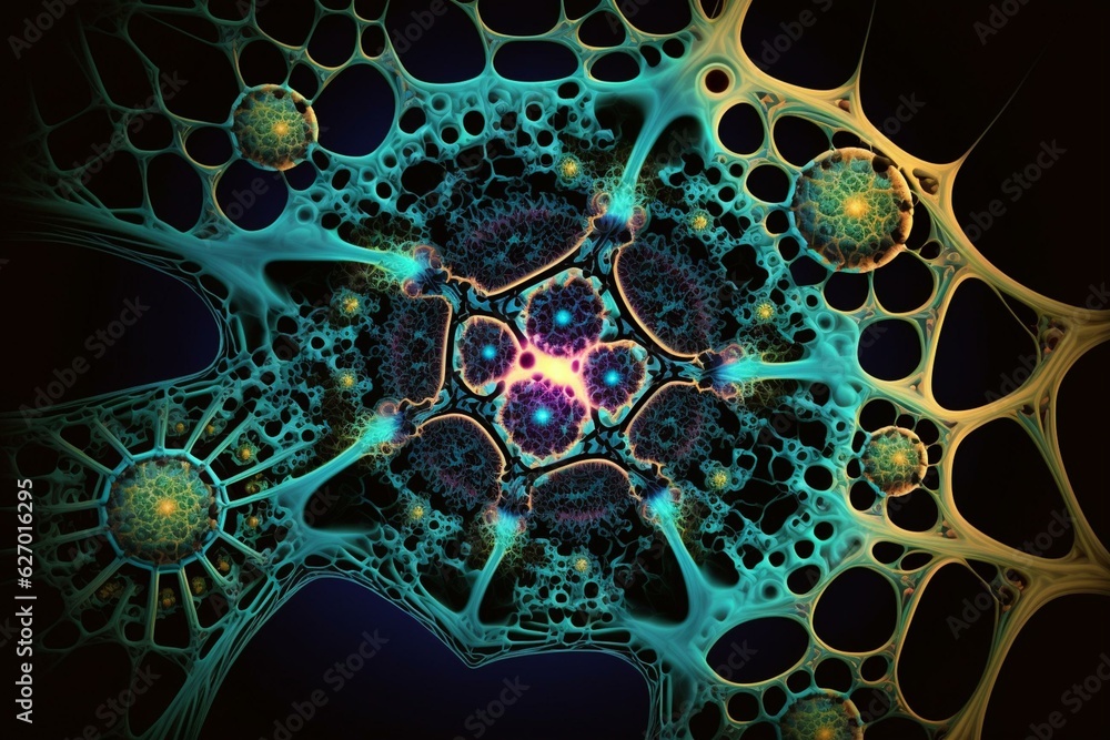 A complex neural network with fractal cell structure for machine ...