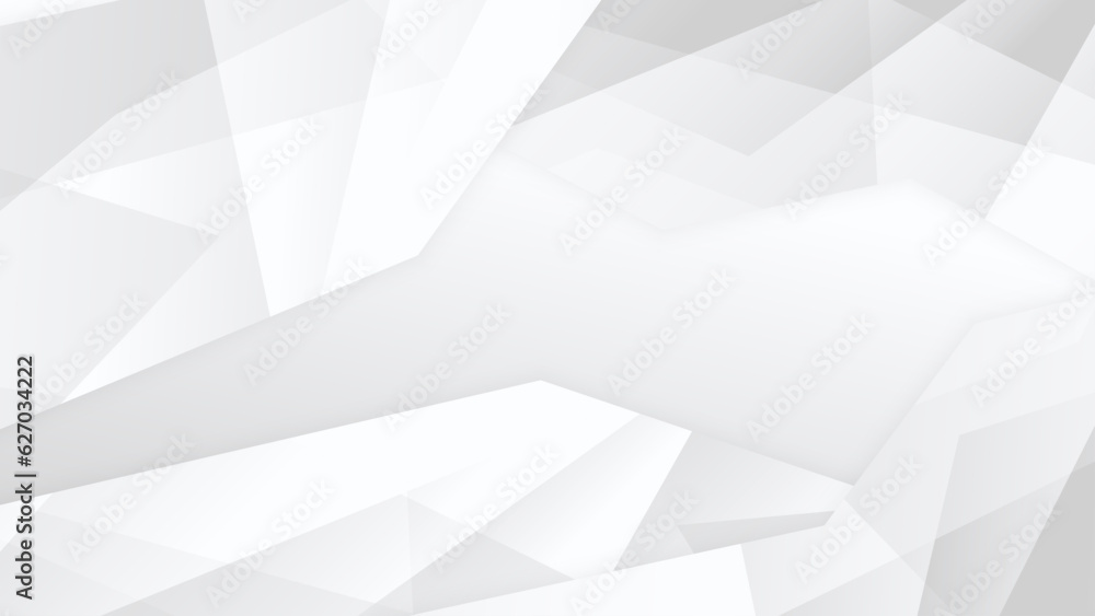 Abstract background with gray shape. White and grey abstract modern ...