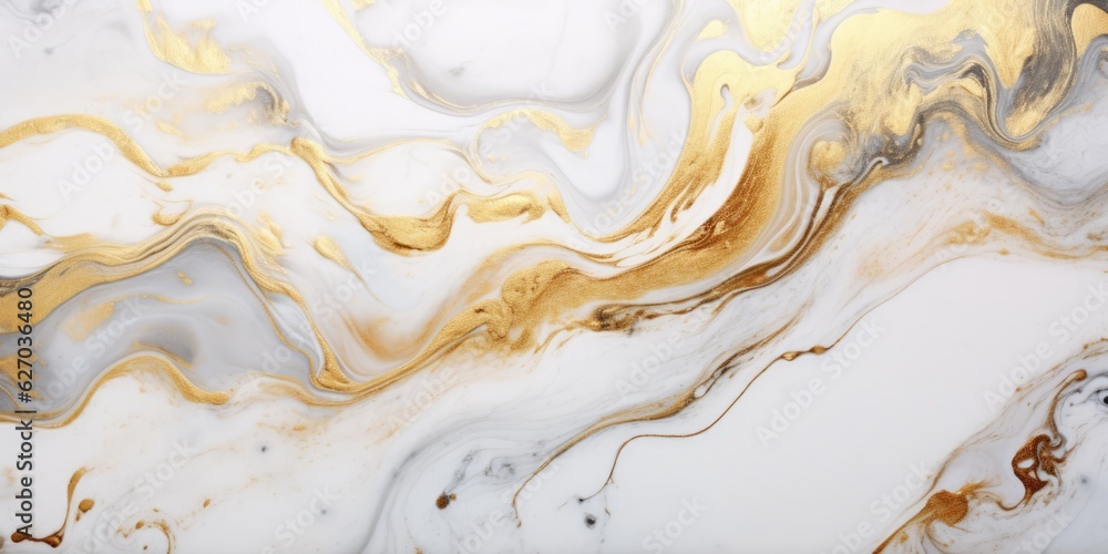 Luxury white gold marble texture background design, generative ai Stock ...