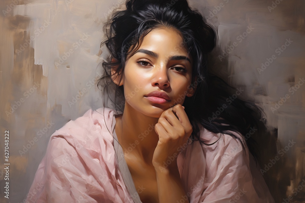 Indian Young model portrait Stock Photo | Adobe Stock