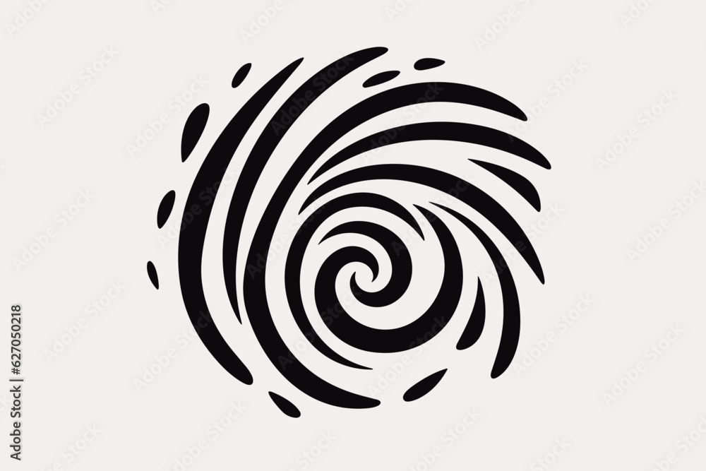 Vetor de Doodle inspired Whirlpool, cartoon sticker, sketch, vector ...