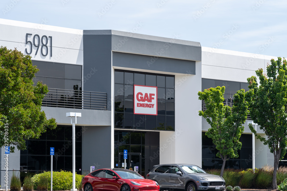 GAF Energy headquarters in San Jose, California, USA - June 9, 2023 ...