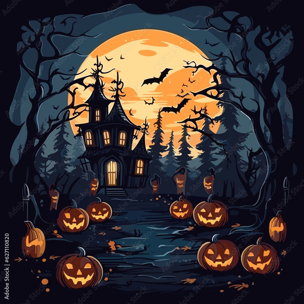 Creeping Shadows, Unmasking the Haunting Spirits of Halloween Stock ... Creeping Shadows, Unmasking the Haunting Spirits of Halloween Stock ...