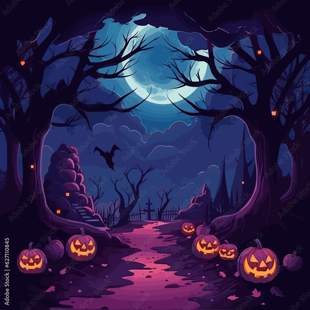 Creeping Shadows, Unmasking the Haunting Spirits of Halloween Stock ...