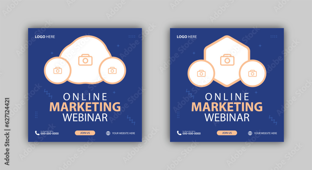 Corporate and digital business marketing promotion post design or ...