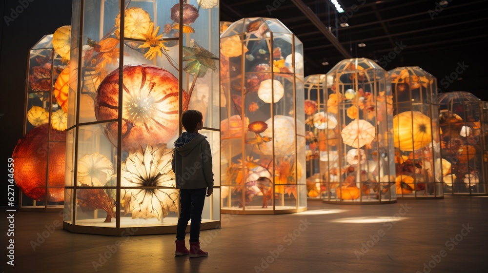 Pop-Up Art Installations and Interactive Exhibits. Stock Photo | Adobe ...